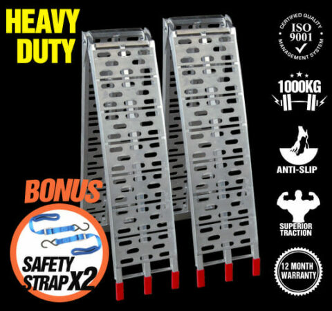 1 Ton Ramps | 2.3M Alloy Folding Ramps | Oz Loading Ramps