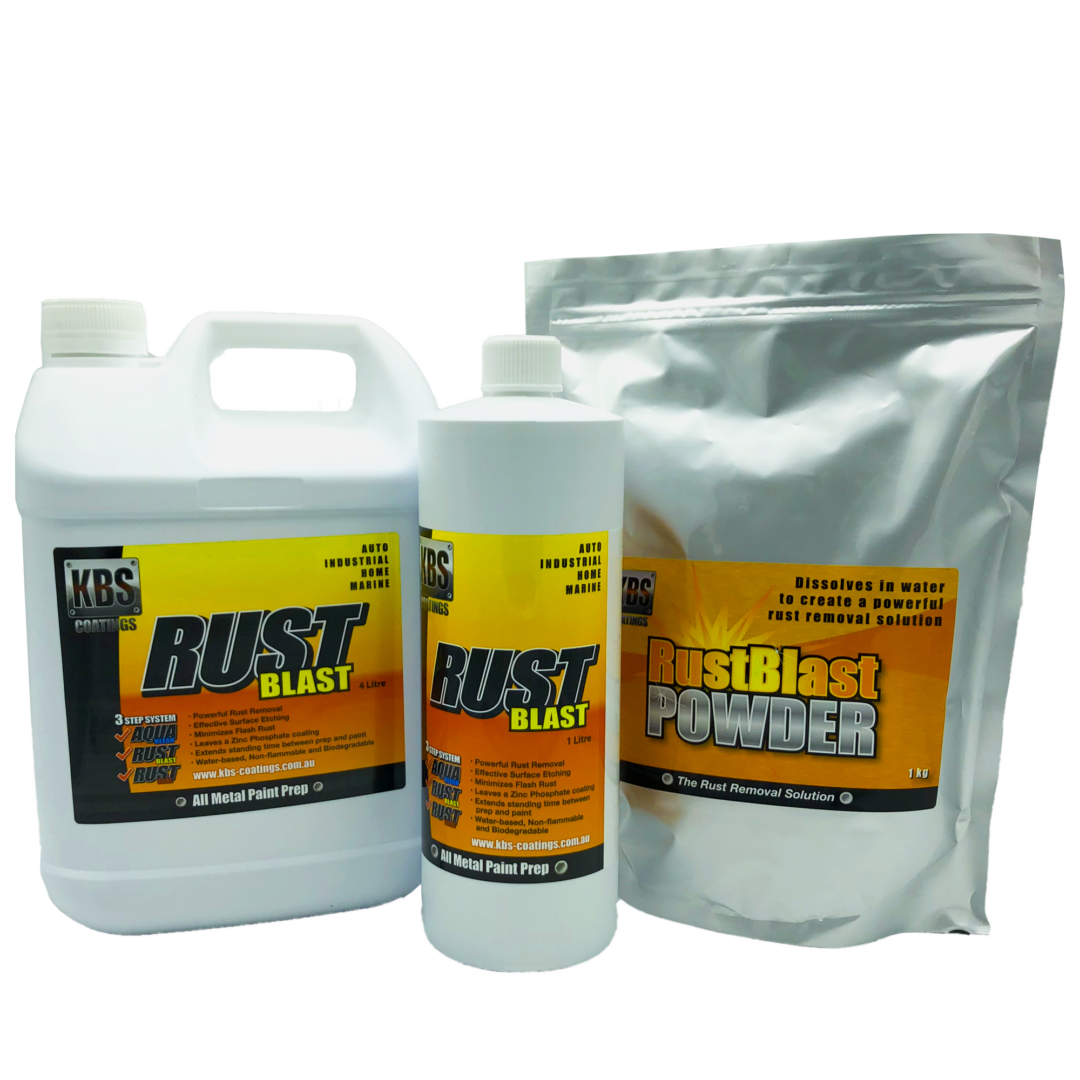 KBS Rust Blast and Rust Blast Powder Oz Loading Ramps